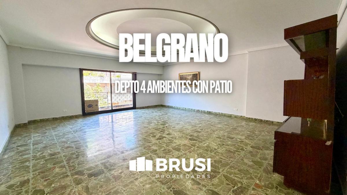Departamento en Venta en Belgrano 4 Amb C/ Patio y Balcòn - Lavadero ...