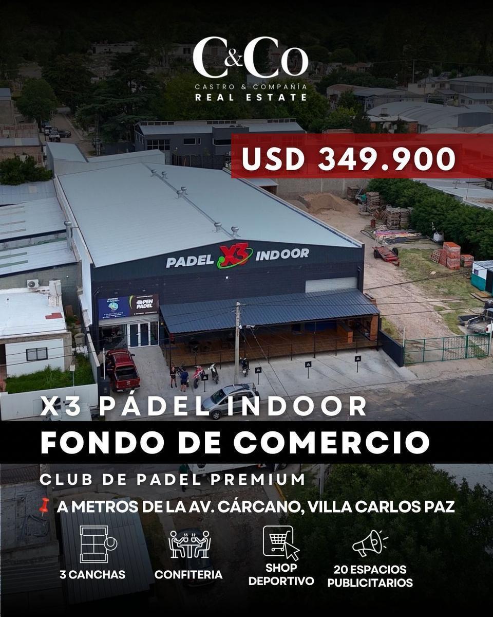 Venta de Fondo de Comercio – X3 Pádel Indoor | Villa Carlos Paz ...
