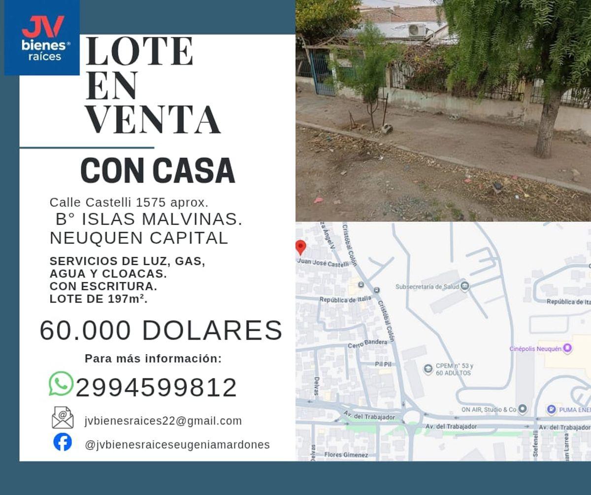 Venta de Casa a Reciclar, Barrio Islas Malvinas, Neuquen Capital ...