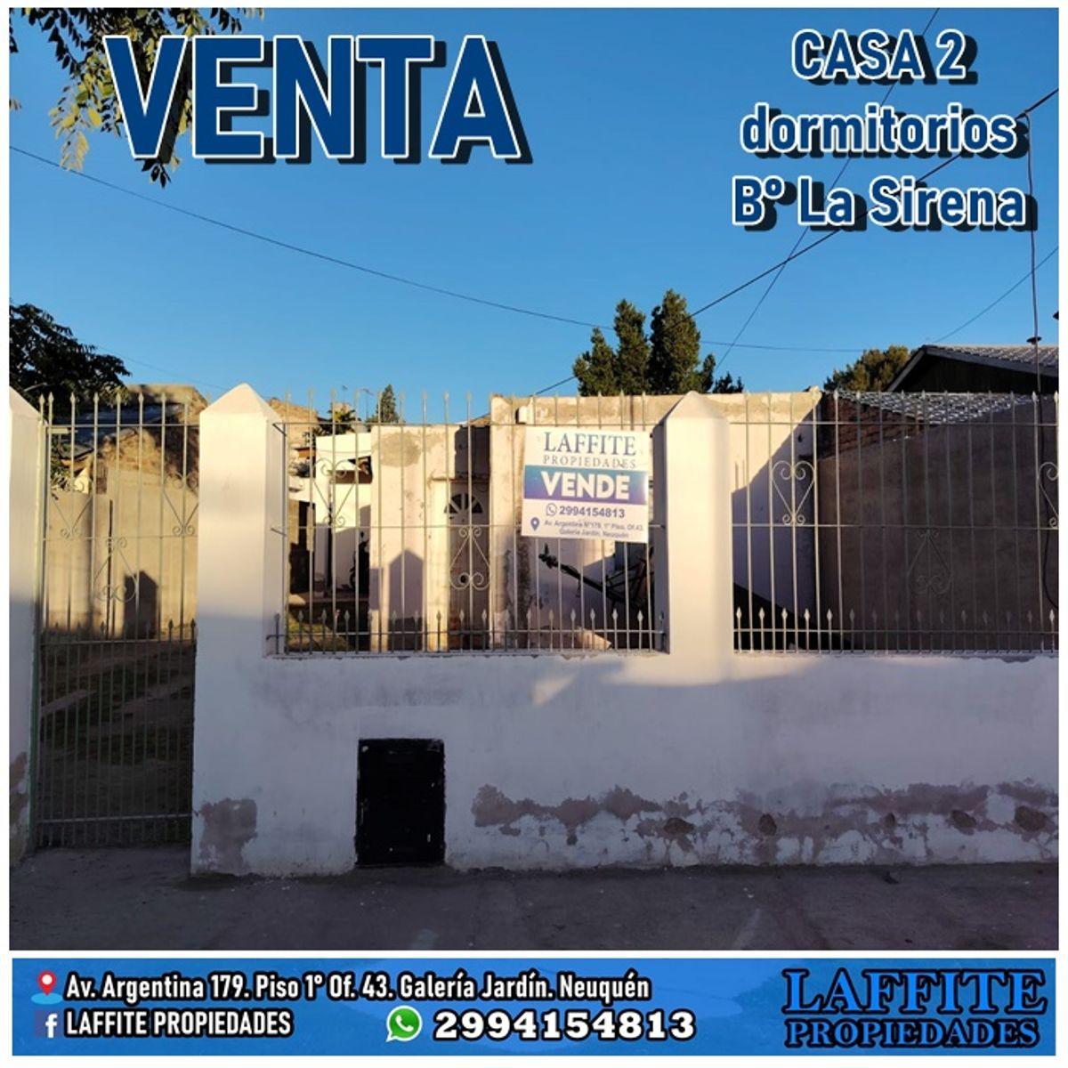 Laffite Propiedades - Vende 2 Casas en Barrio La Sirena. Neuquén ...