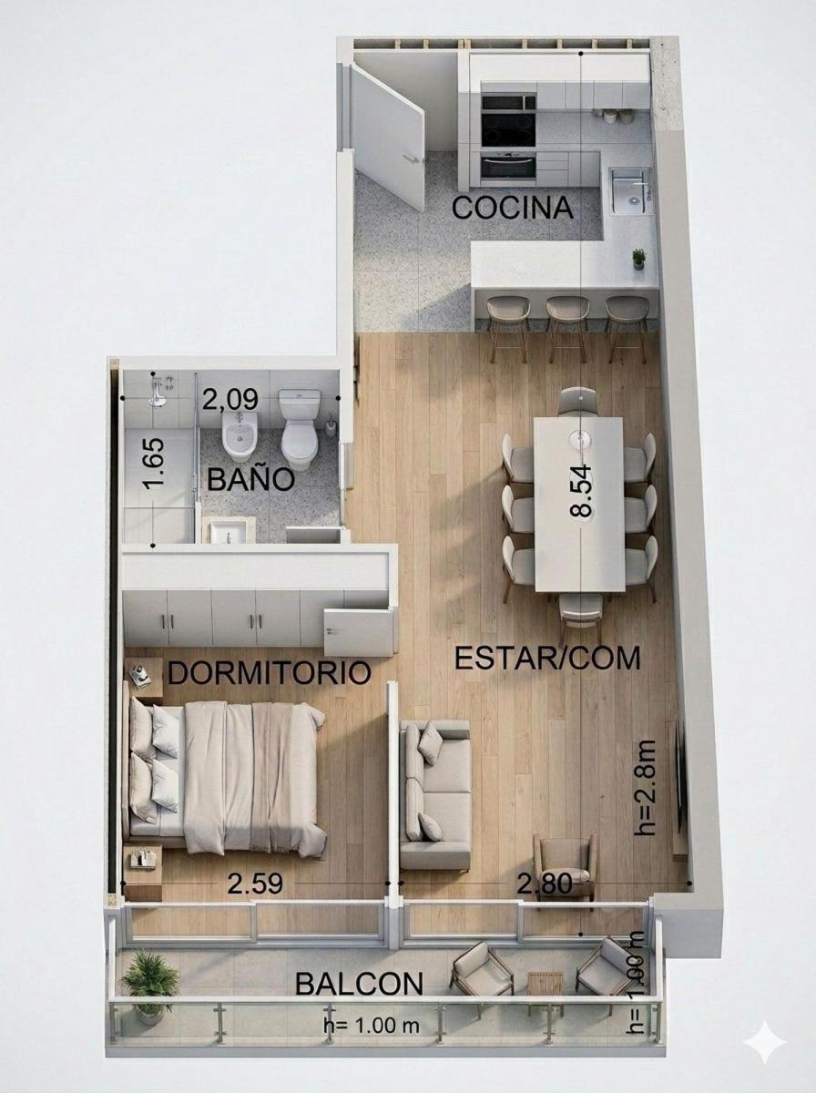 Venta Departamento 2 Amb C Balcon en Pozo Coghlan, Capital Federal ...